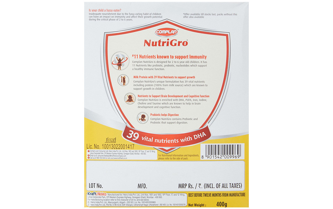 Complan Nutri Gro Badam Kheer Flavour - Reviews | Ingredients | Recipes ...