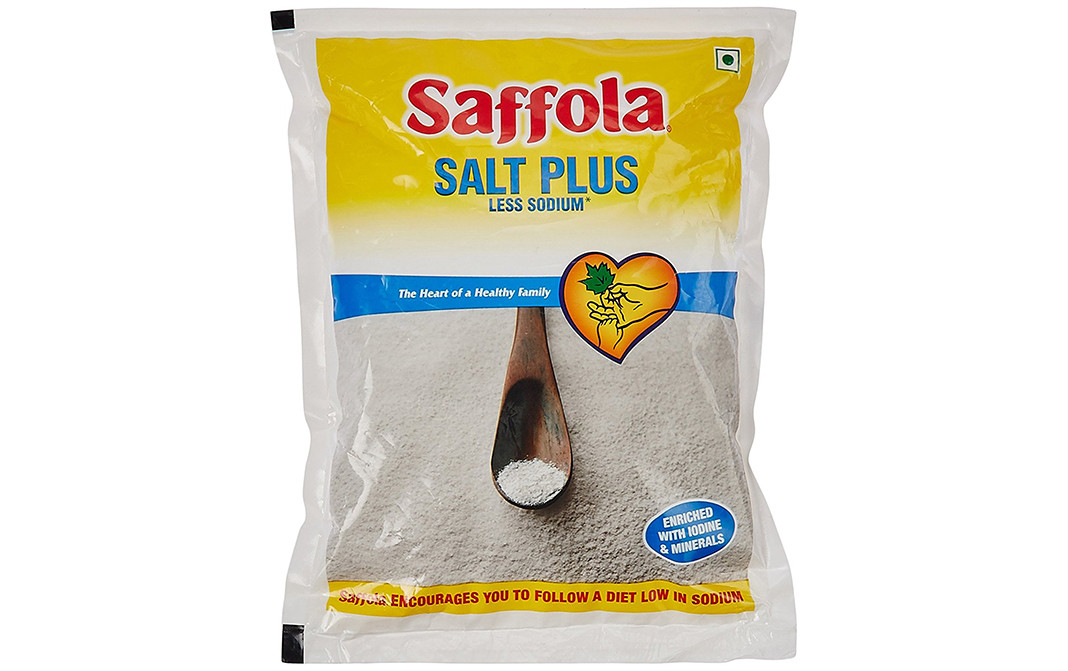 Saffola Salt Plus Less Sodium - Reviews | Ingredients | Recipes ...