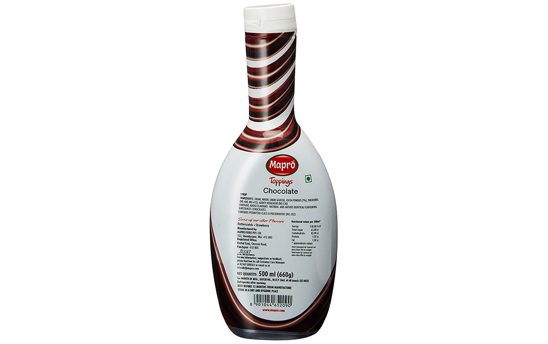 Mapro Toppings Chocolate Syrup Plastic Bottle 500 millilitre - Reviews ...