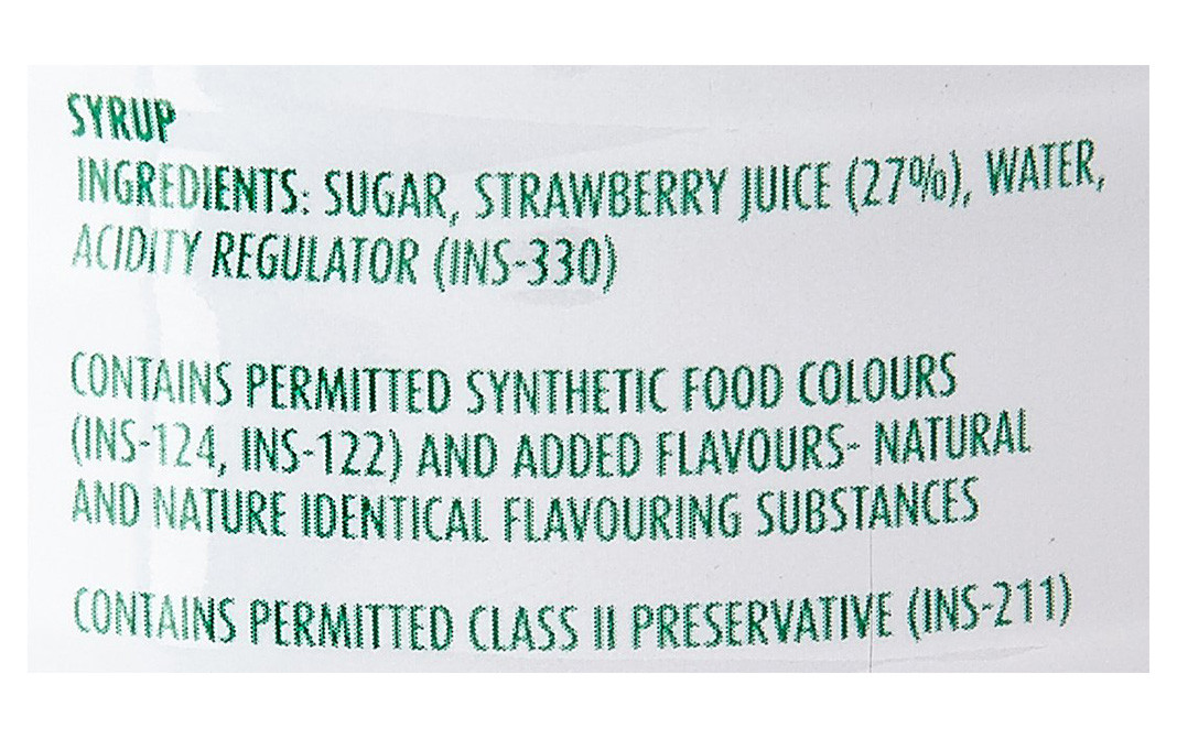 Mapro Coolz Strawberry Syrup - Reviews | Ingredients | Recipes ...
