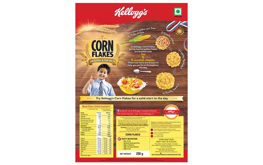 Kellogg's Corn Flakes Original & The Best Box 250 grams - Reviews ...
