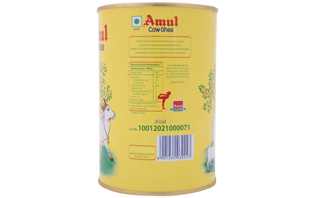Amul Cow Ghee - Reviews | Ingredients | Recipes | Benefits - GoToChef