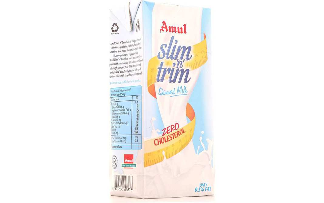 Amul Slim 'N' Trim Skimmed Milk - Reviews | Ingredients | Recipes ...
