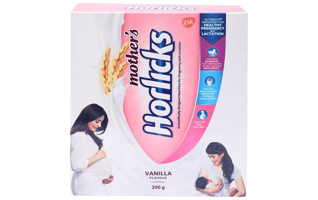 Mother's Horlicks Vanilla Flavour Box 200 grams - Reviews | Nutrition ...