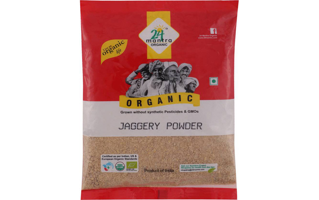 24 Mantra Organic Jaggery Powder - Reviews | Ingredients | Recipes ...