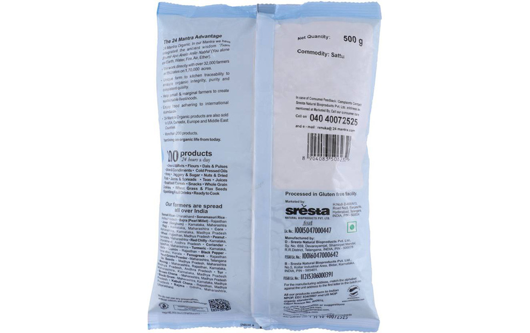 24 Mantra Organic Sattu - Reviews | Ingredients | Recipes | Benefits ...
