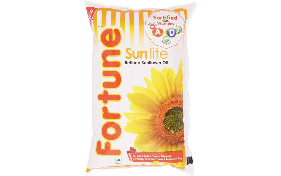 Fortune Sun Lite Refined Sunflower Oil - Reviews | Ingredients ...