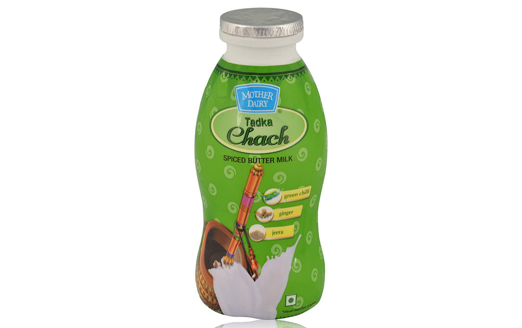 Mother Dairy Tadka Chach Spiced Butter Milk - Reviews | Ingredients ...