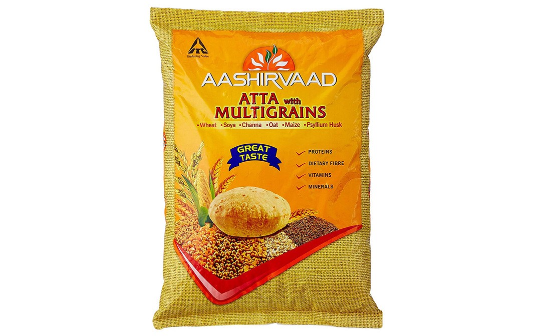 Aashirvaad Atta With Multigrains Pack 5 kilogram - Reviews | Nutrition ...
