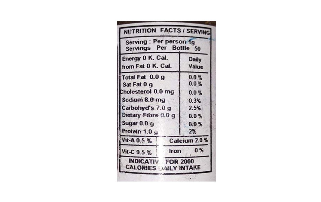 Roopak Tea Masala Bottle 100 grams - Reviews | Nutrition | Ingredients ...