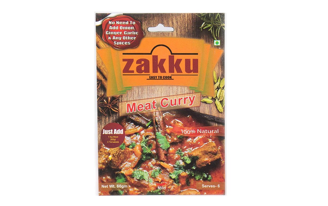 Zakku Meat Curry Box 60 grams - Reviews | Nutrition | Ingredients ...
