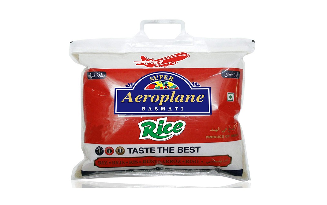 Aeroplane Super Basmati Rice Pack 5 kilogram - Reviews | Nutrition ...