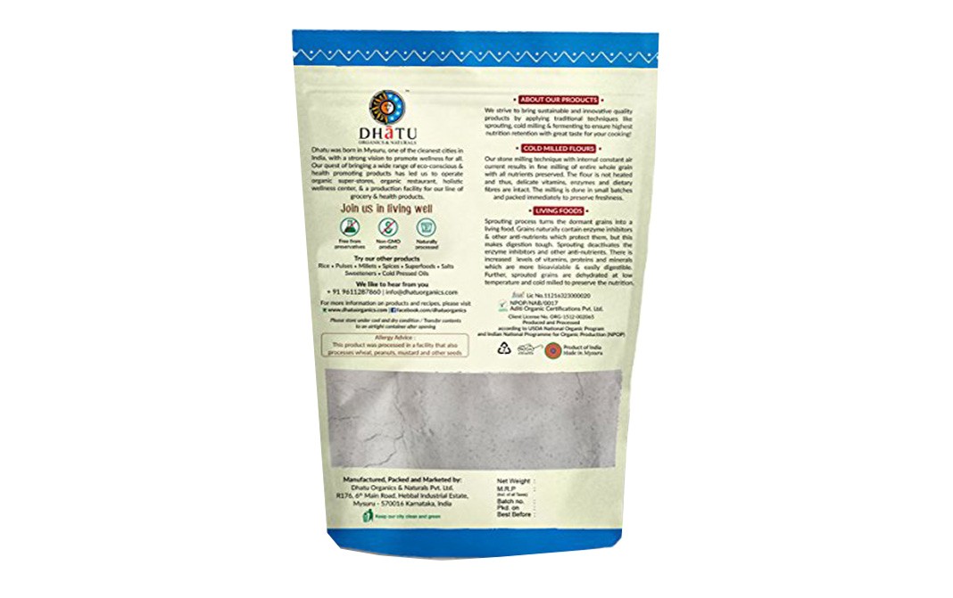 Dhatu Certified Organic Sprouted & Cold Milled - Sprouted Mix Pulse ...