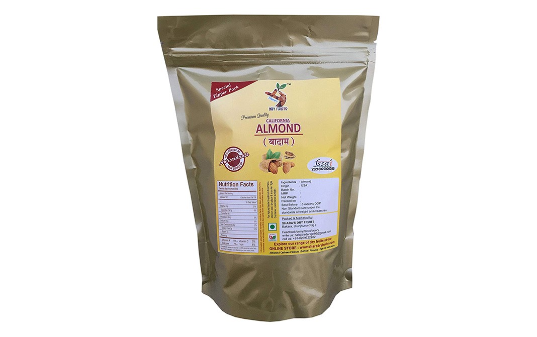 Shara's California Almond Pack 1 kilogram - GoToChef