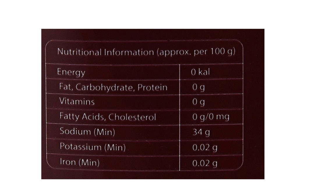 Tata Black Salt Pack 100 grams - Reviews | Nutrition | Ingredients ...