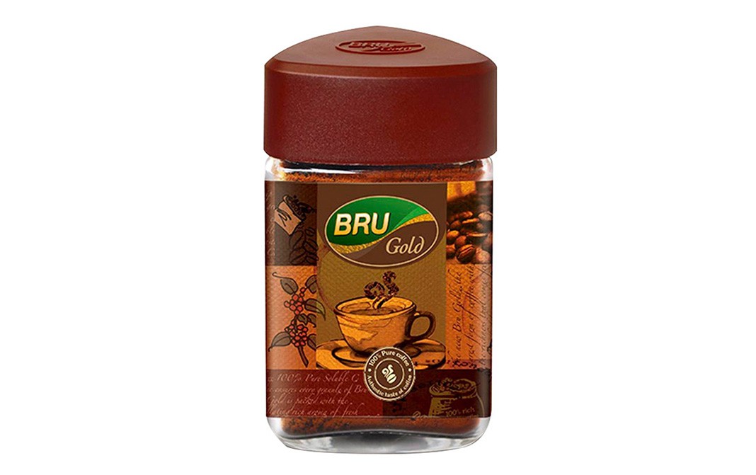 Bru Gold Instant Coffee Glass Bottle 100 grams - Reviews | Nutrition ...