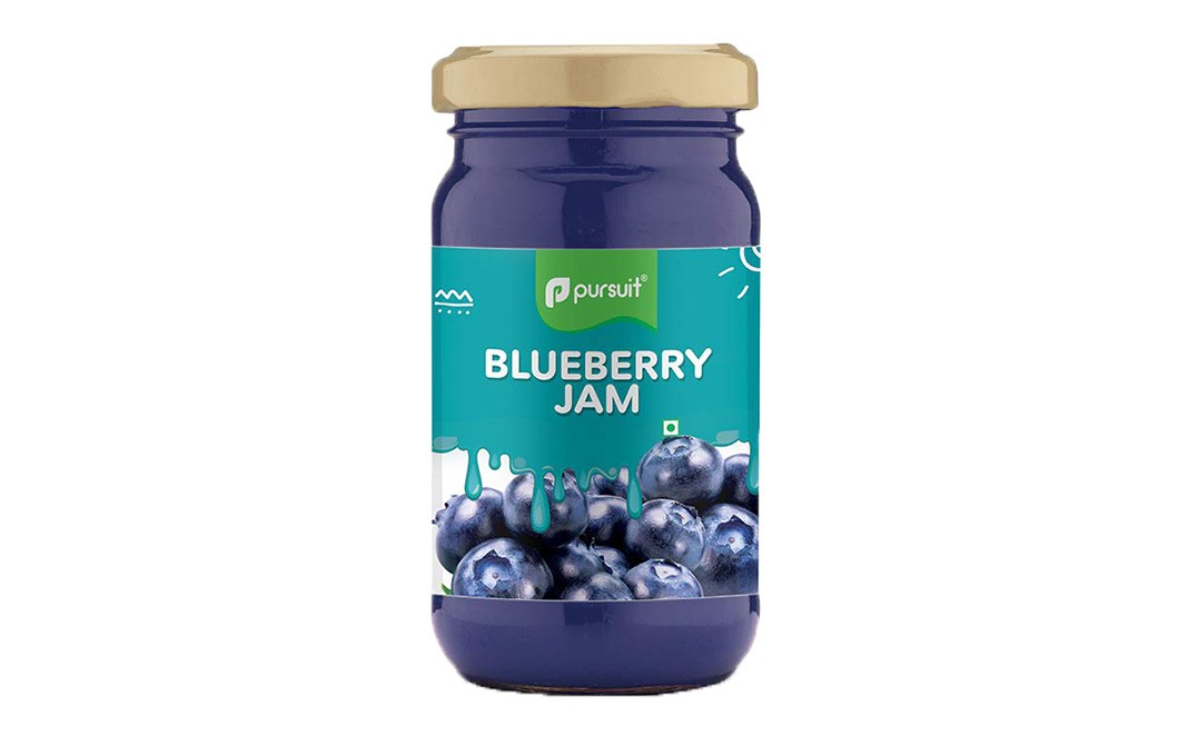Pursuit Blueberry Jam Glass Jar 370 grams - GoToChef