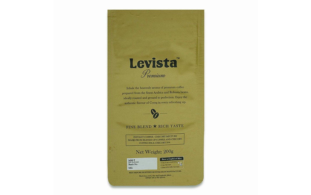 Levista Premium Instant Coffee Box 200 grams - GoToChef
