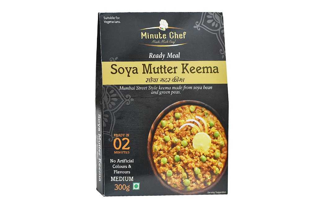 Minute Chef Soya Mutter Keema Pack 300 grams - Reviews | Nutrition ...