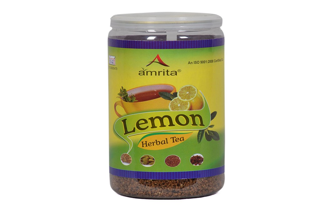 Amrita Lemon tea Lemon Herbal Tea Jar 500 grams - GoToChef