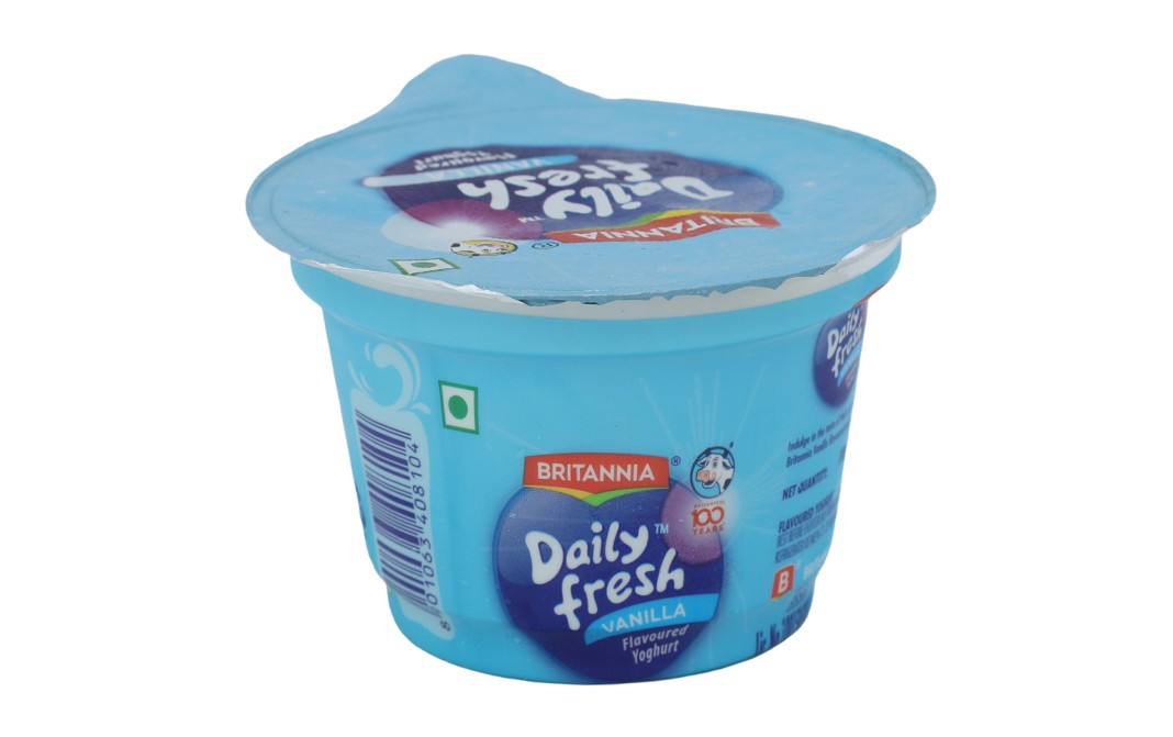 Britannia Daily Fresh Vanilla Flavoured Yoghurt Pack 100 grams - GoToChef