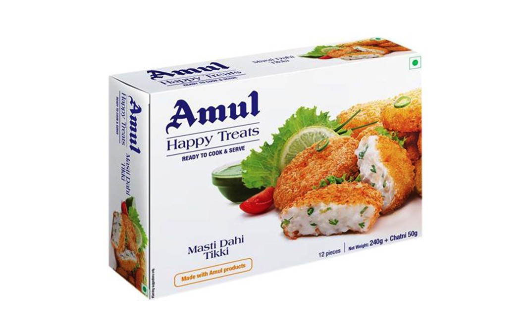 Amul Happy Treats Masti Dahi Tikki Pack 300 grams - GoToChef