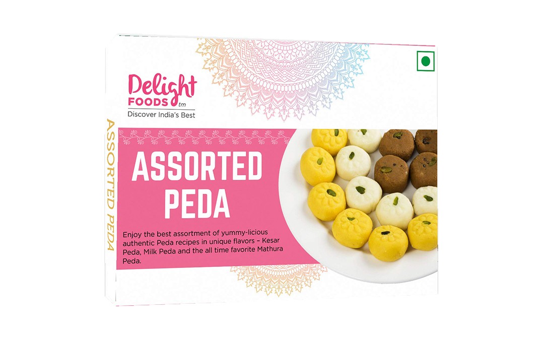 Delight Foods Assorted Peda Box 500 grams - GoToChef