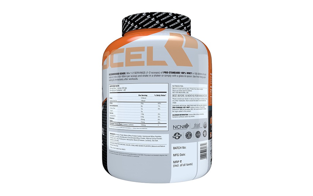 Procel 100% Whey Pro-Standard Chocolate Irish Cream Flavor Jar 2 ...