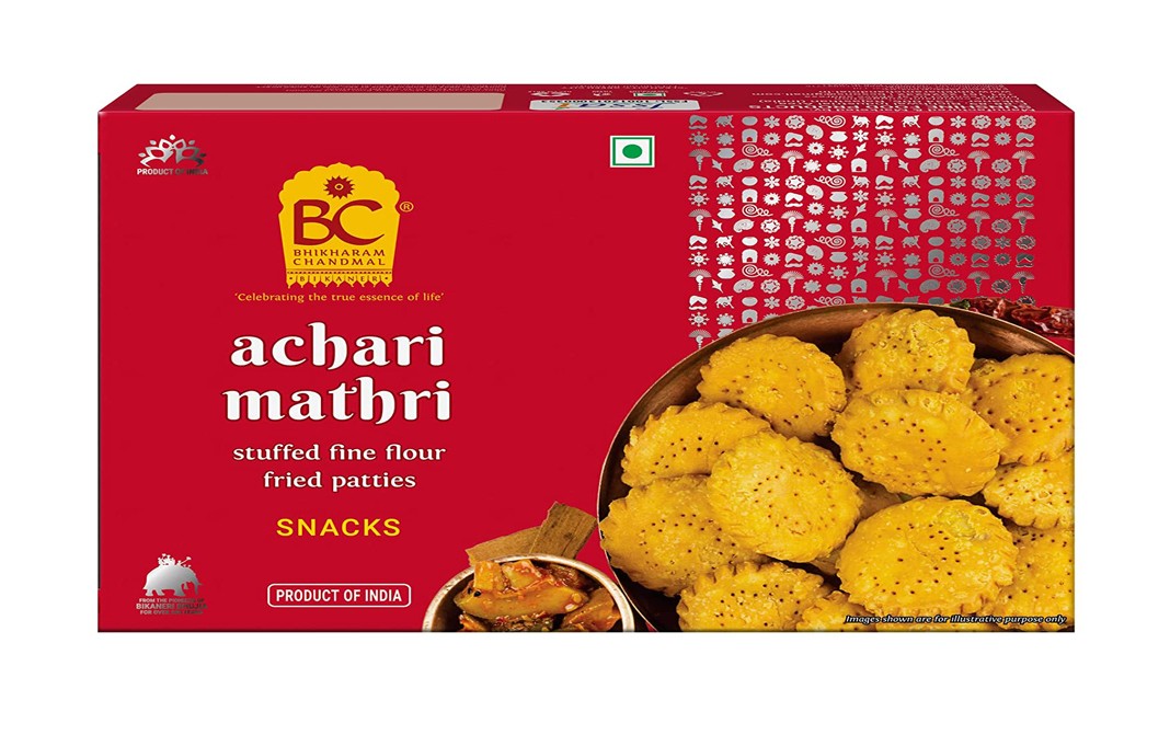 Bhikharam Chandmal Achari Mathri Stuffed Fine Flour Fried Patties Pack ...