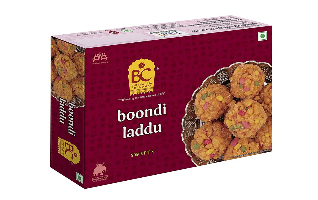 Bhikharam Chandmal Boondi Laddu Box 375 grams - GoToChef