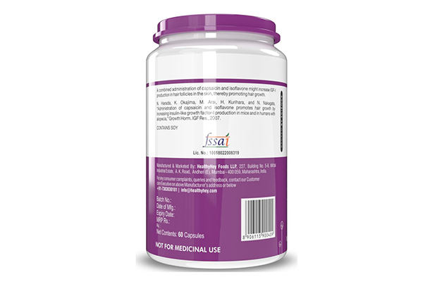 Healthy Hey HairVgrow Hair Formula Supplement Plastic Jar - GoToChef