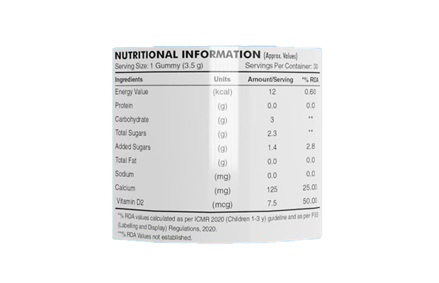 Healthy Hey Calcium Gummies Plastic Jar - GoToChef
